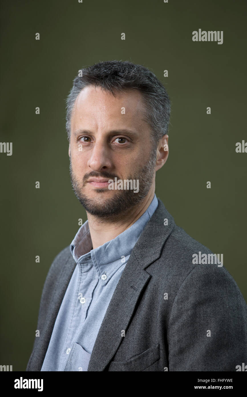 British novelist and poet Adam Foulds, pictured at the Edinburgh ...
