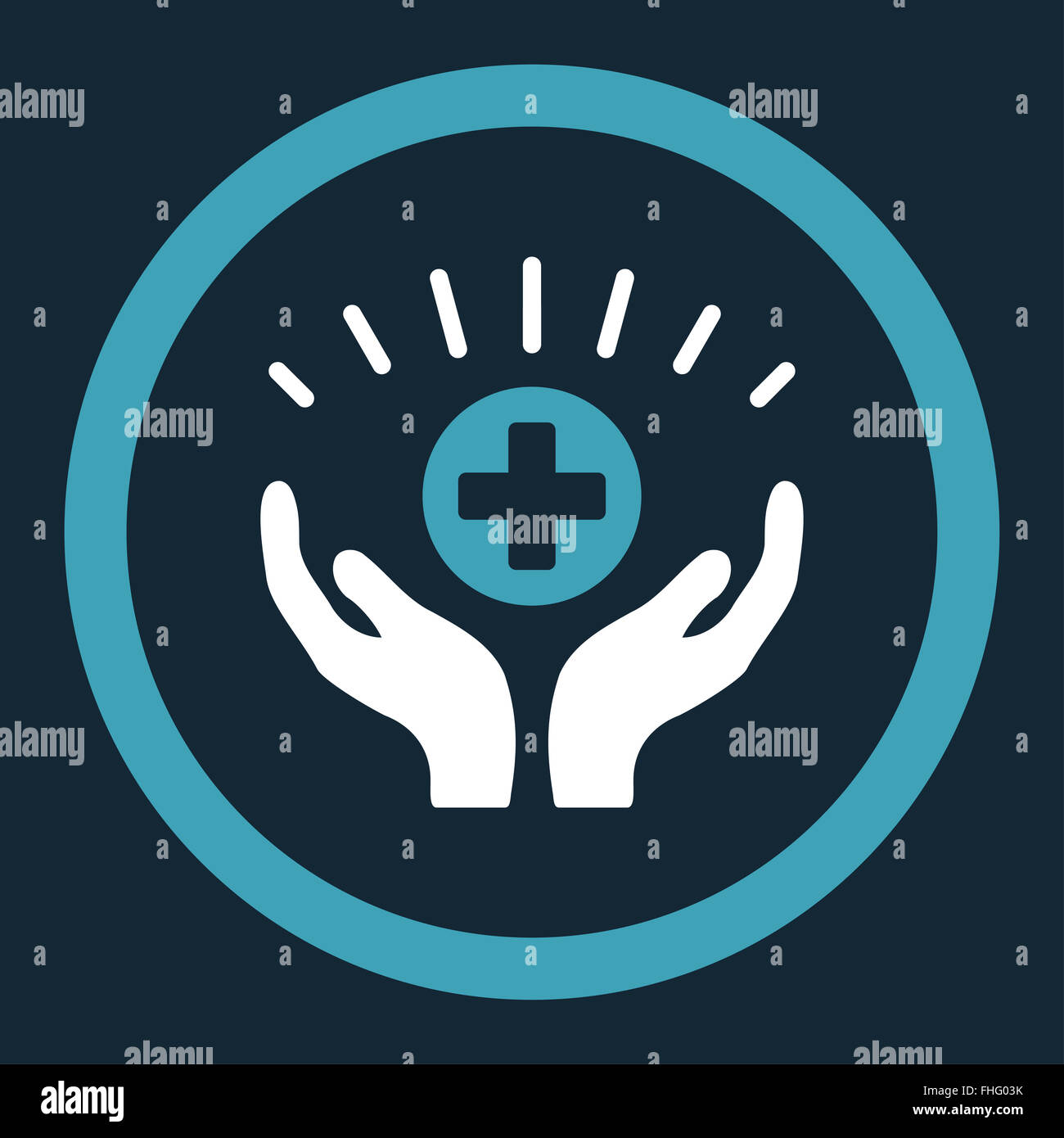 Medical Maintenance Rounded Vector Icon Stock Photo - Alamy