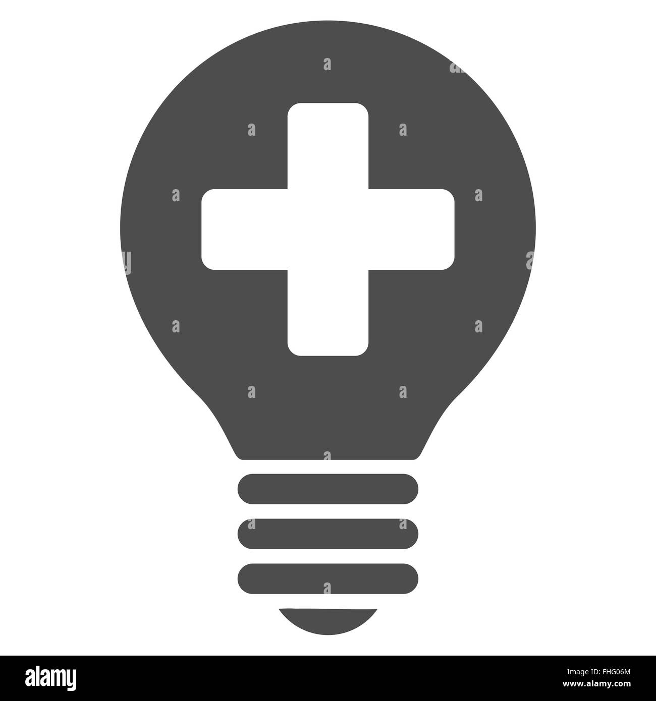 Hint light bulb icon Black and White Stock Photos & Images - Alamy