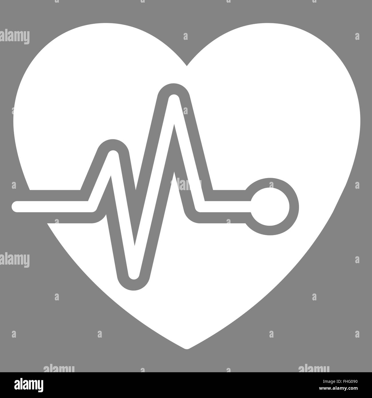 Heart Pulse Icon Stock Photo - Alamy
