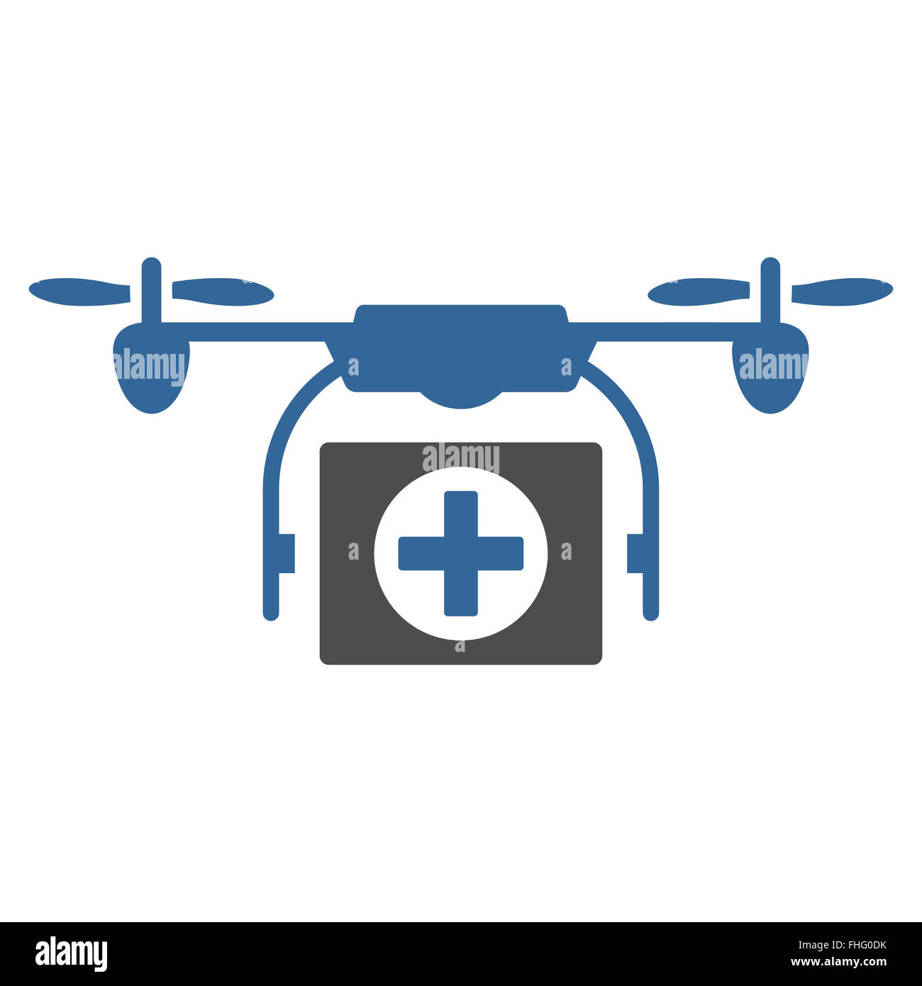 Medical Drone Icon Stock Photo - Alamy