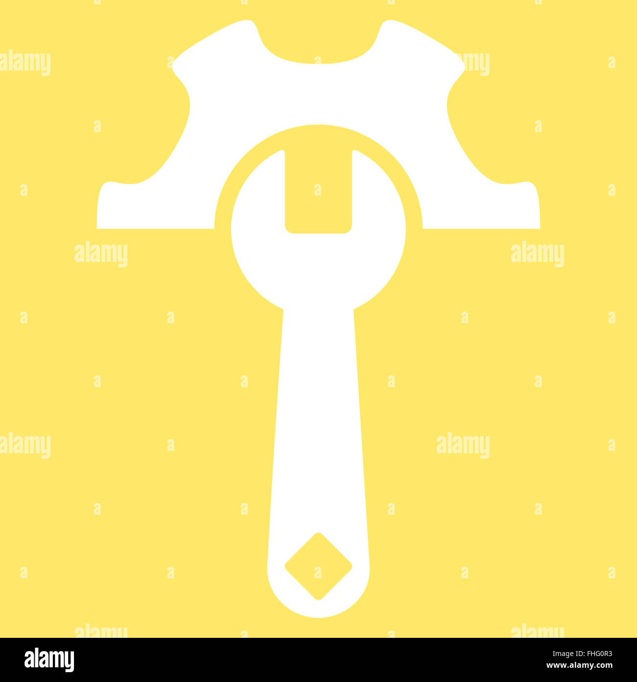 Service Tools Icon Stock Photo - Alamy