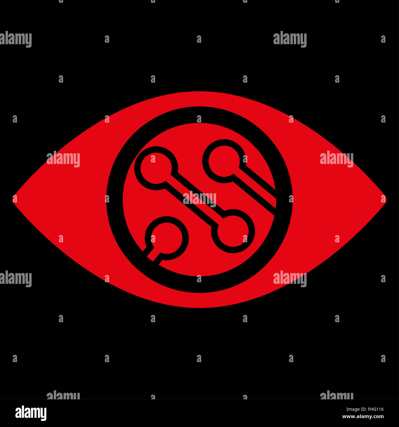 Smart Lens Icon Stock Photo - Alamy