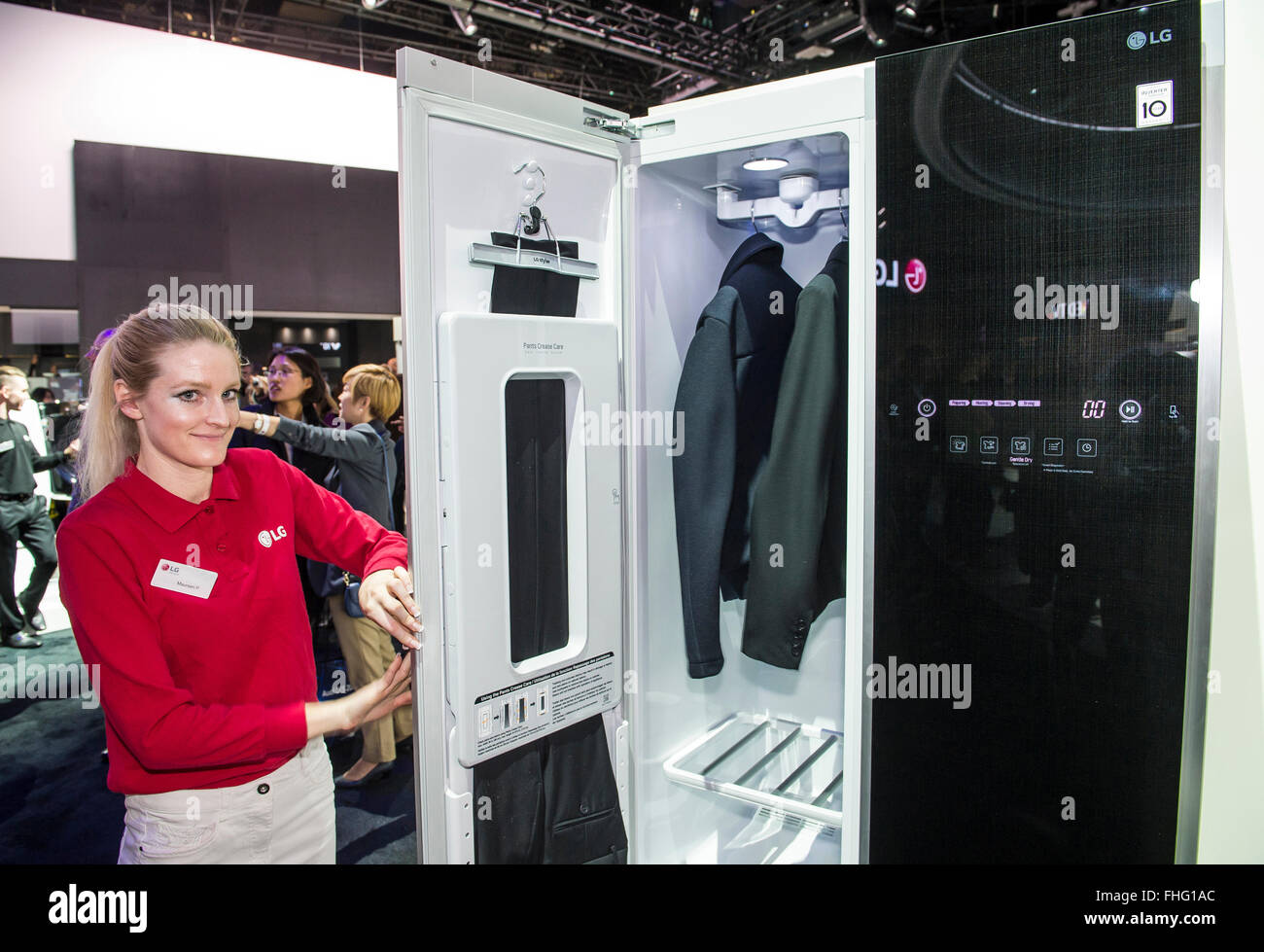 The LG booth at the CES show in Las Vegas Stock Photo - Alamy