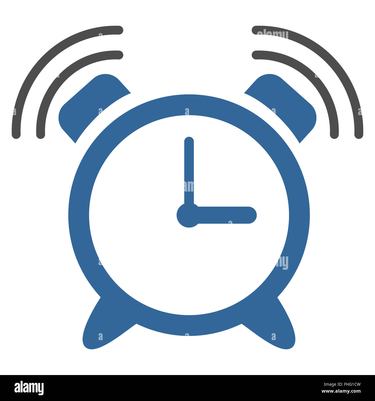 Alarm Clock Ring Icon Stock Photo - Alamy