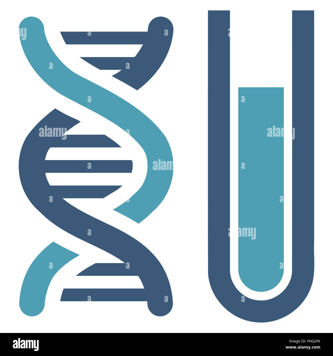Genetic Analysis Icon Stock Photo - Alamy