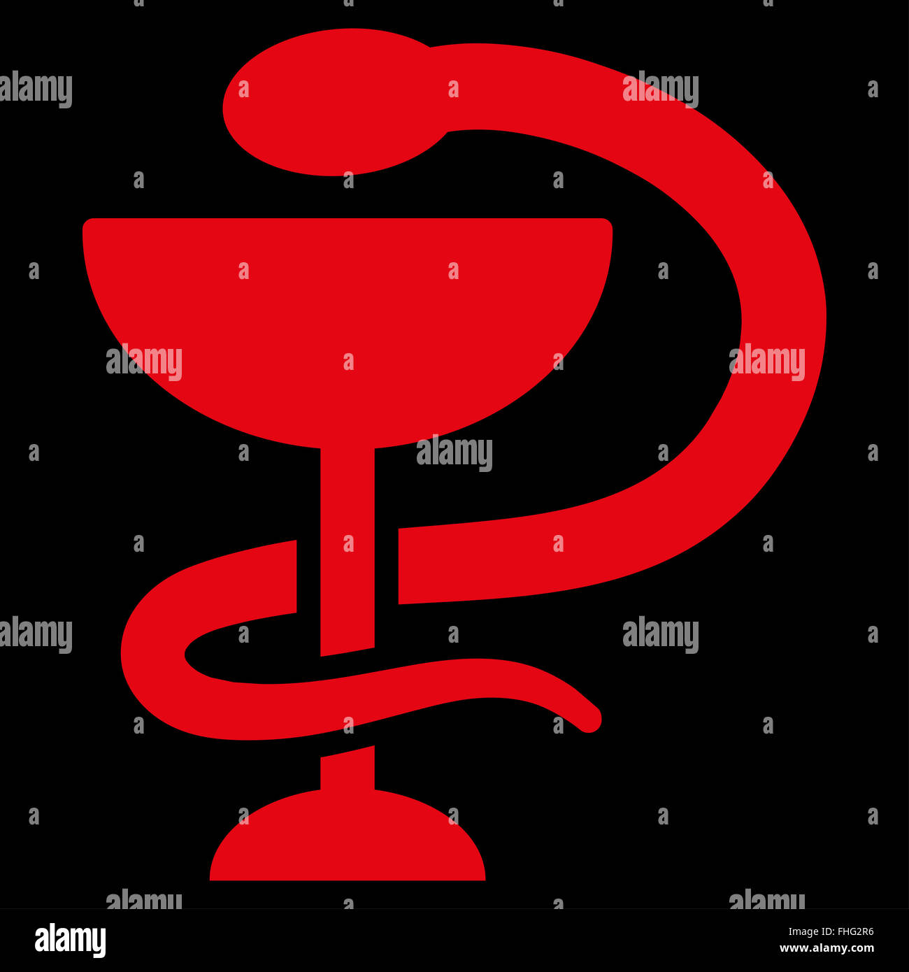 Snake Cup Icon Stock Photo - Alamy