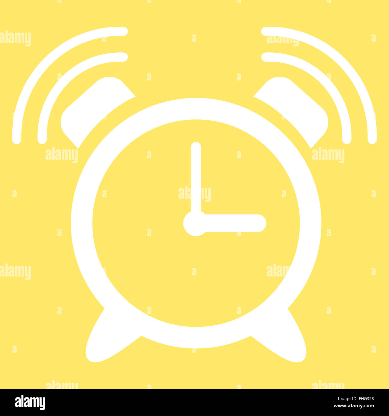 Alarm Clock Ring Icon Stock Photo - Alamy