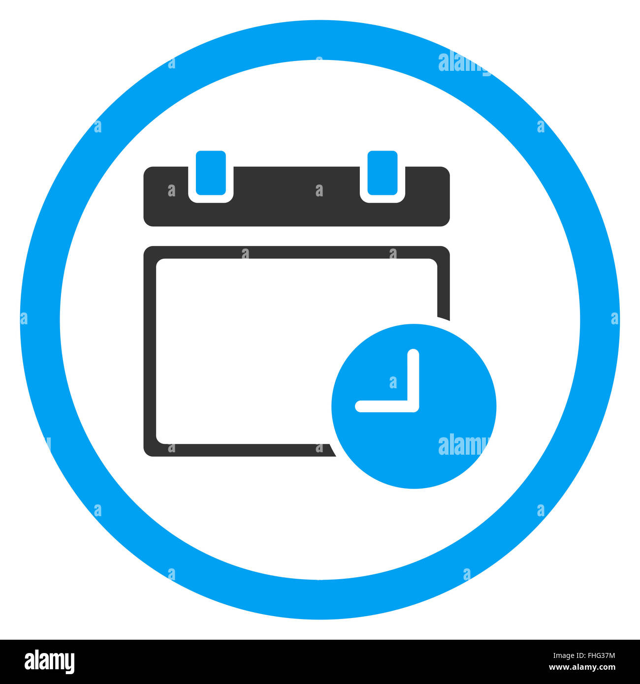 Date And Time Icon Stock Photo - Alamy