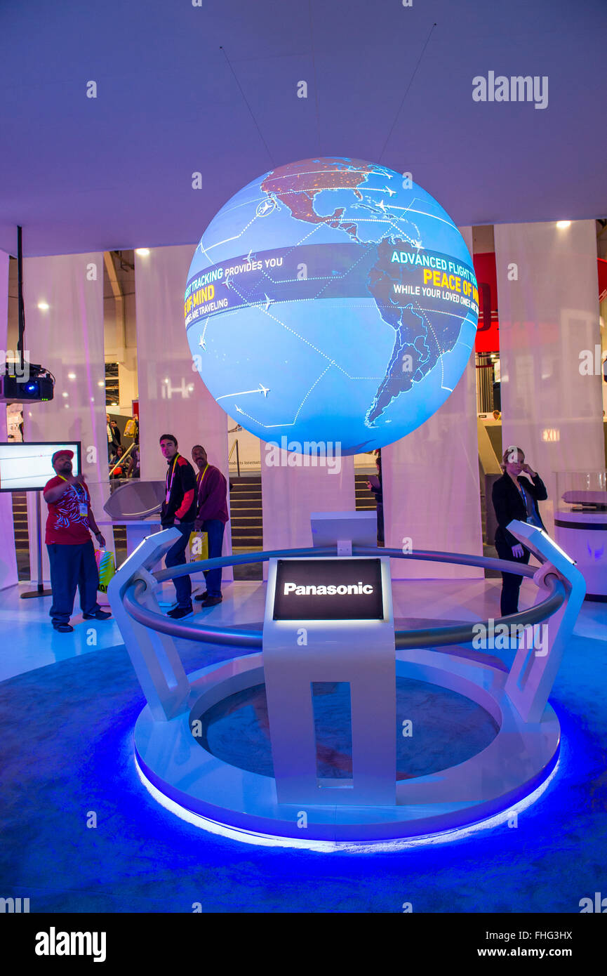 The Panasonic booth at the CES show in Las Vegas Stock Photo - Alamy