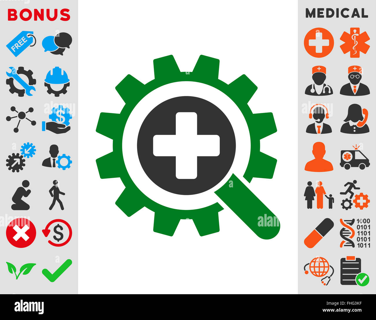 Find Medical Technology Icon Stock Photo - Alamy