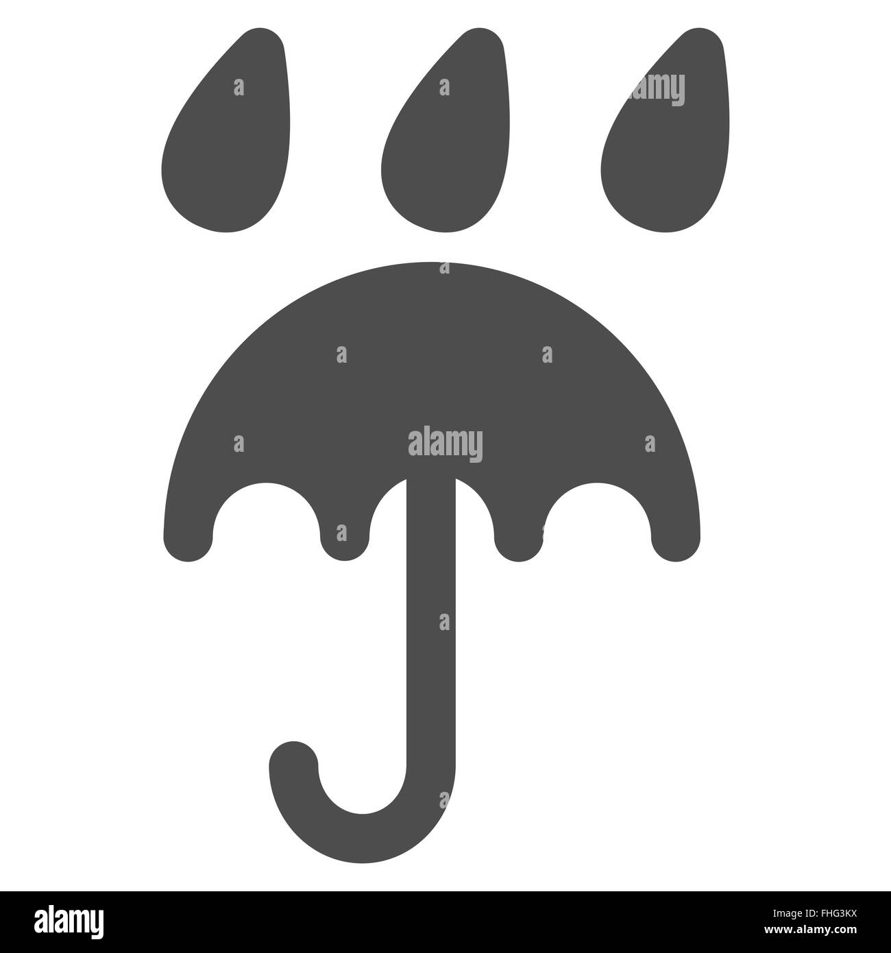 Rain protection icon Stock Photo - Alamy