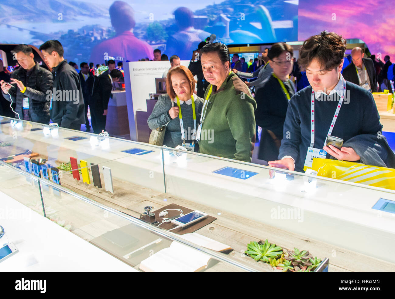 The Sony booth at the CES show in Las Vegas Stock Photo - Alamy