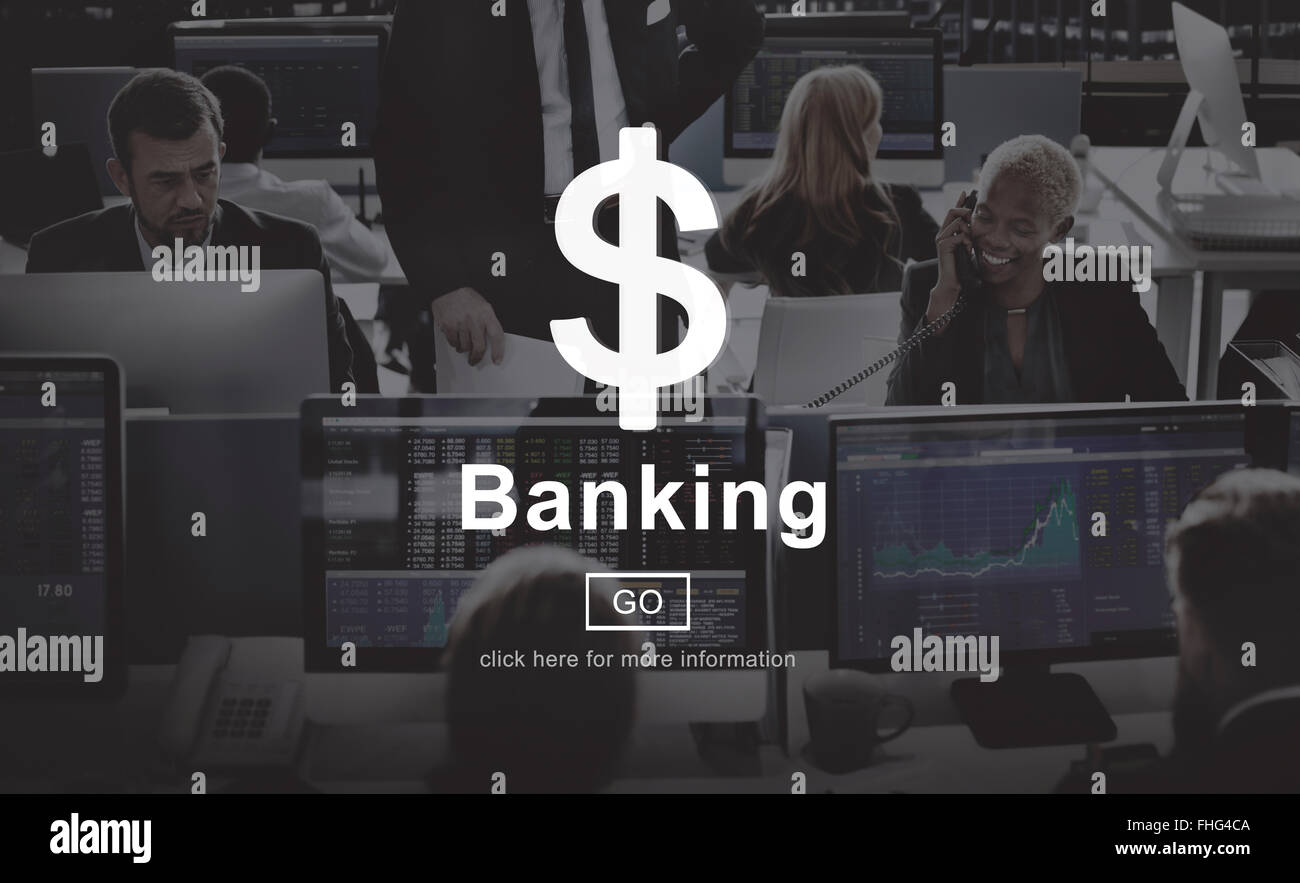 Banking Money Cash Online Website Internet Concept Stock Photo - Alamy