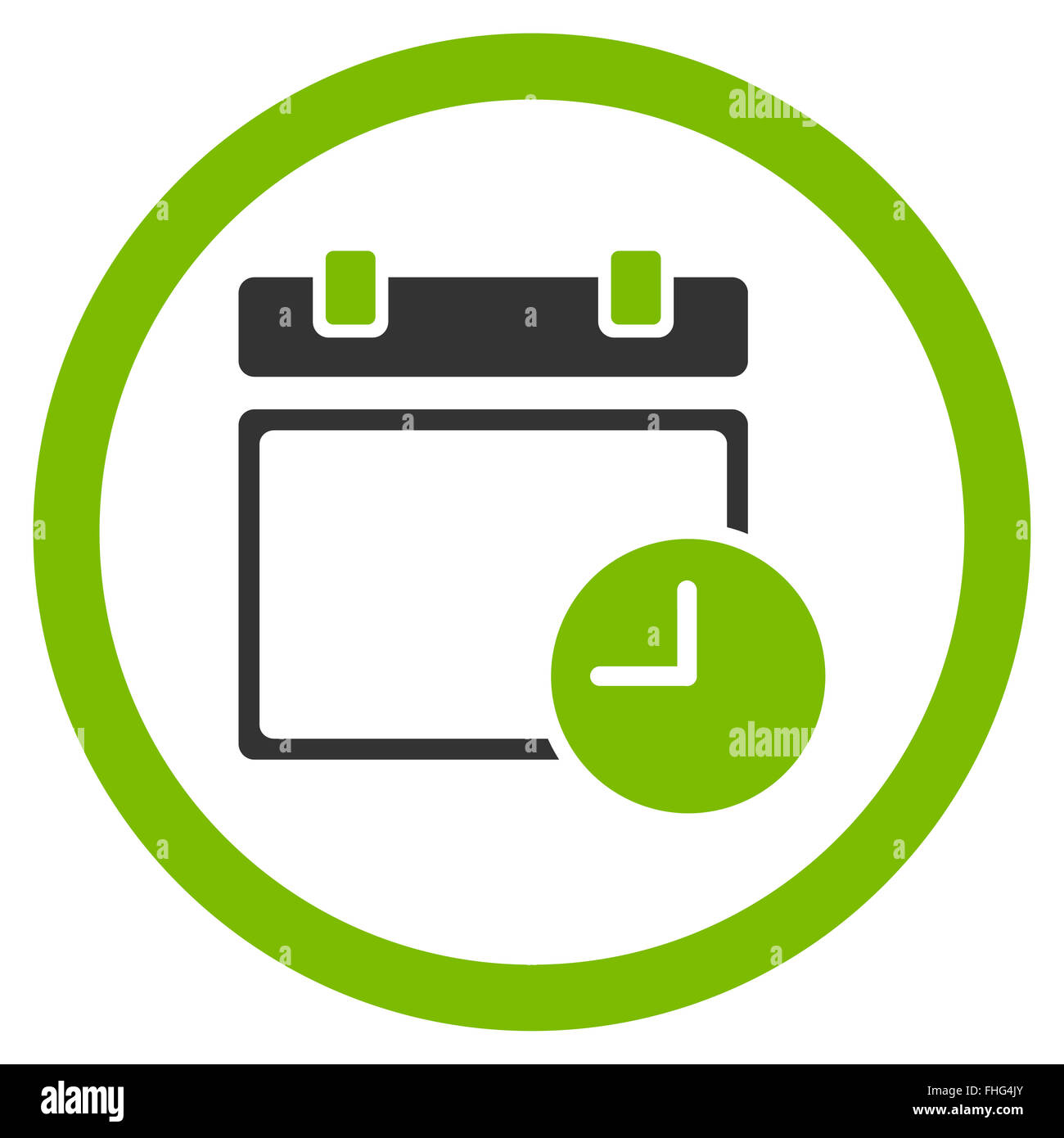 Date And Time Icon Stock Photo - Alamy