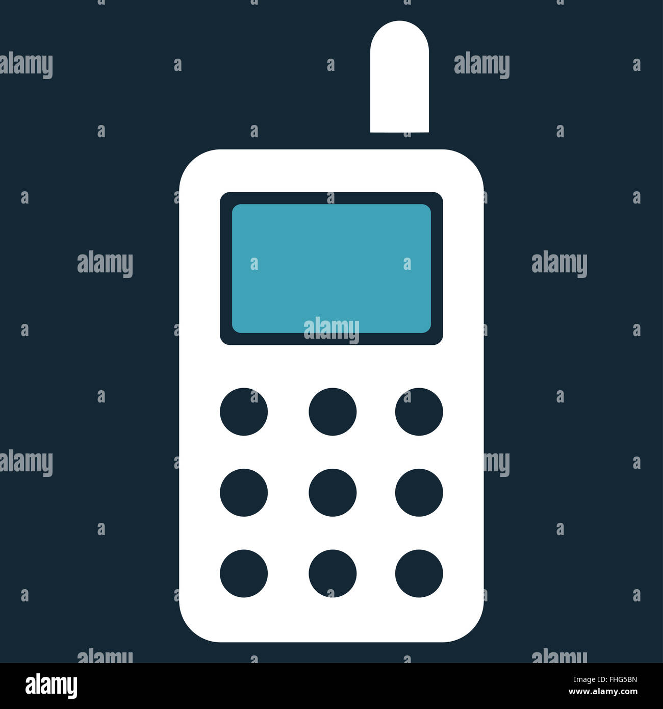 Cell Phone Icon Stock Photo - Alamy