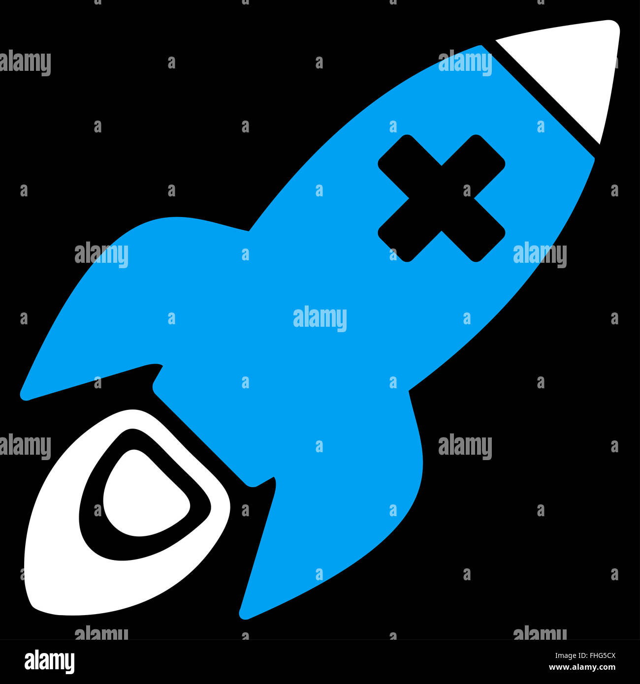 Medical Rocket Icon Stock Photo - Alamy