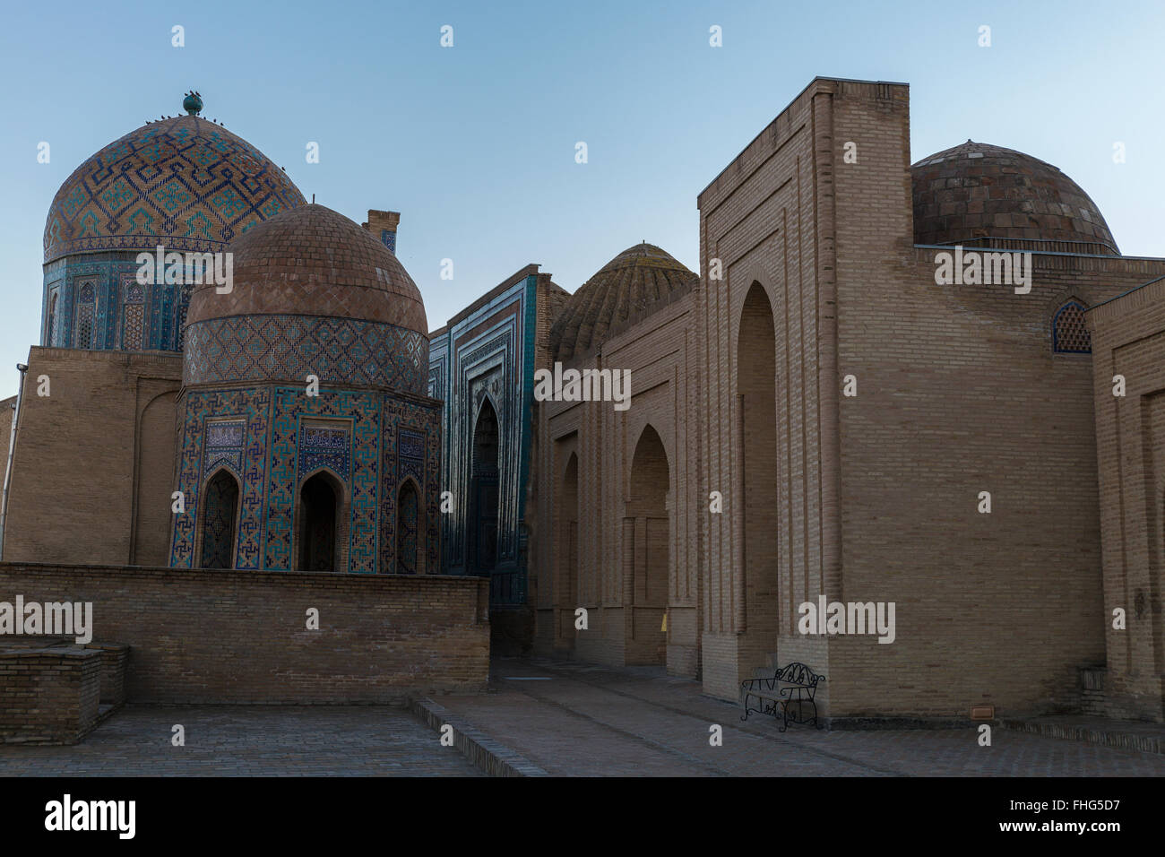 The Shah-i-Zindah Memorial complex, formed in the middle of the 14th ...