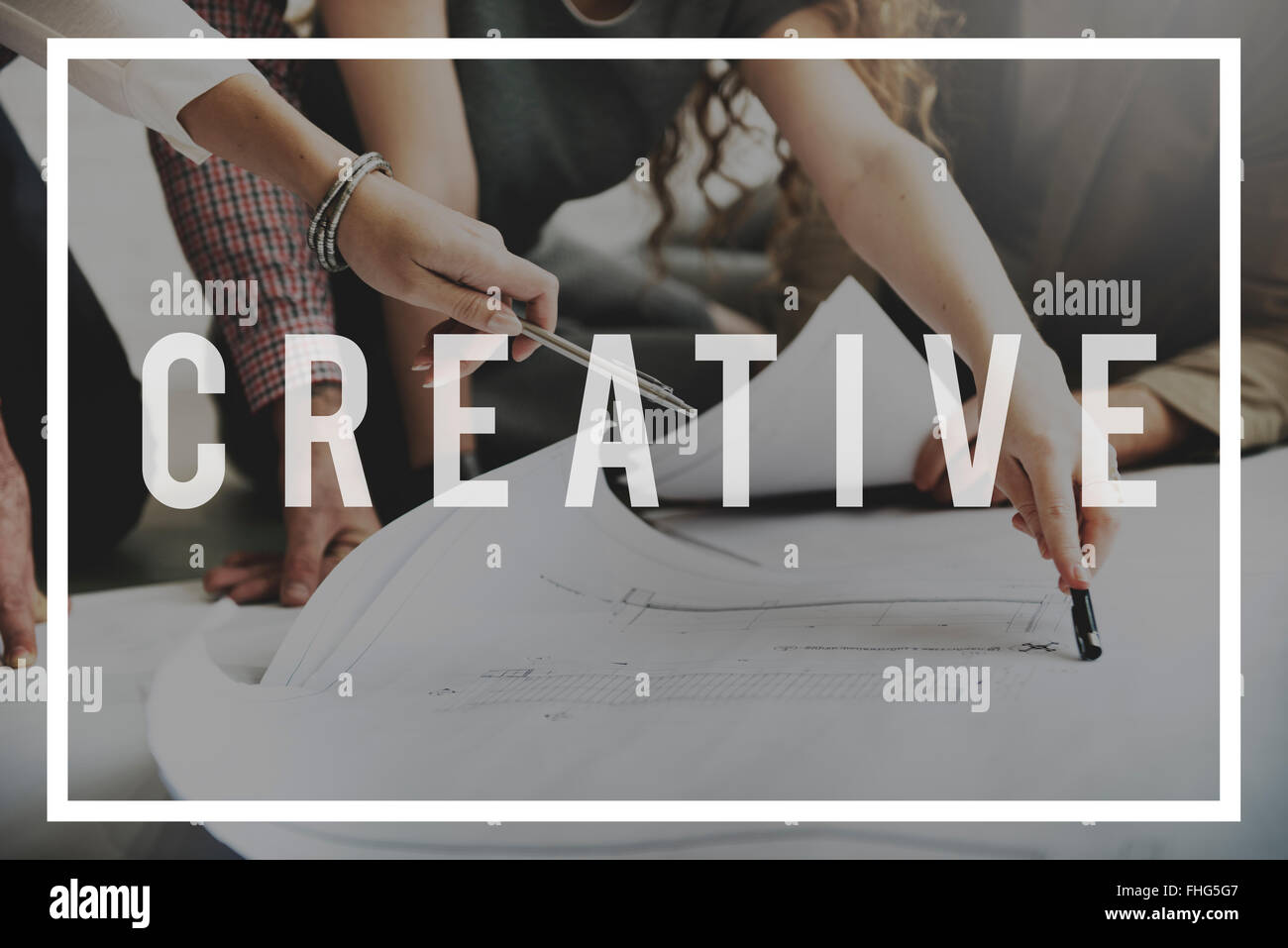 Creative Design Ideas Imagination Inspiration Creativity Concept Stock ...