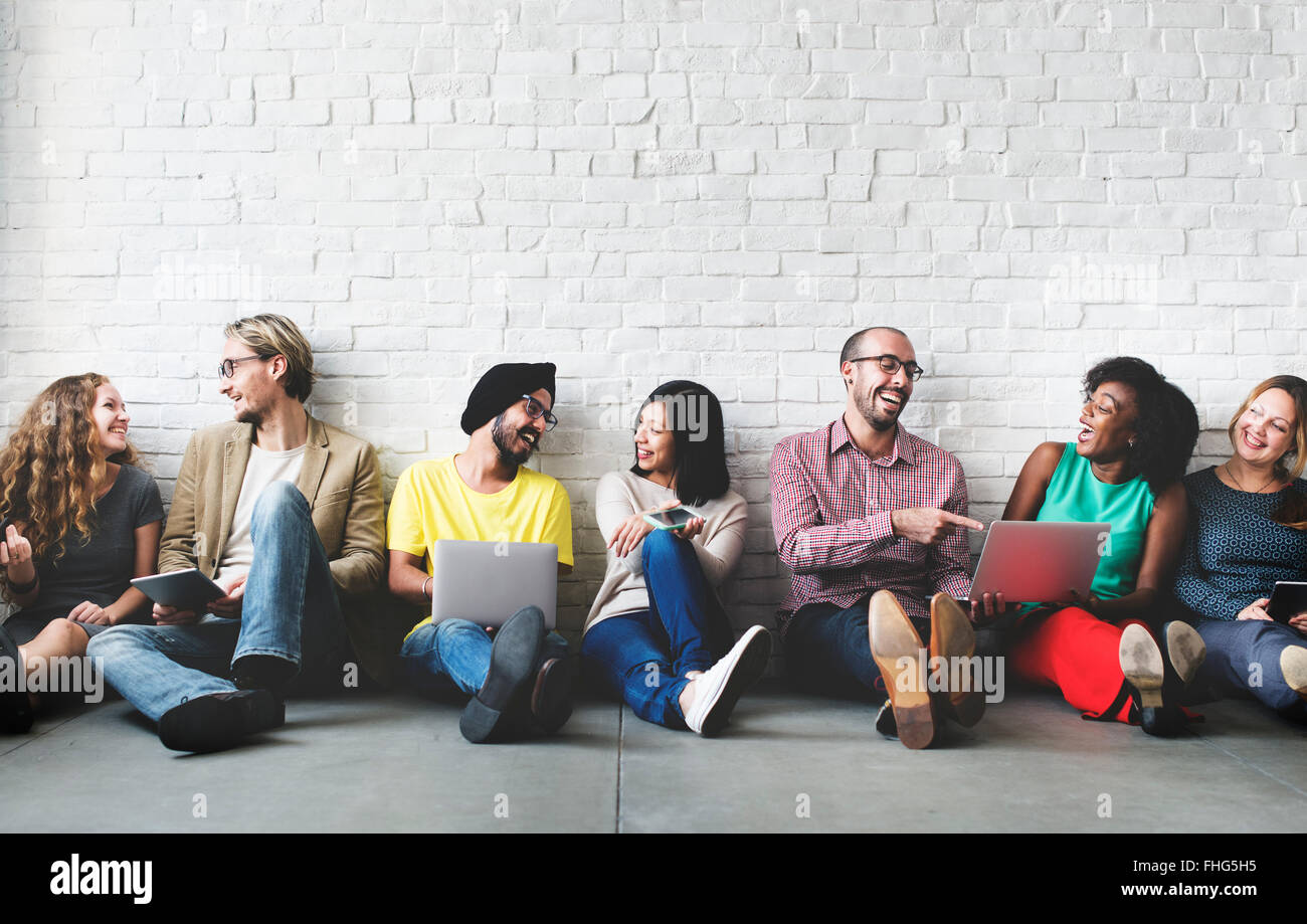 Digital Connection Technology Networking Team Concept Stock Photo - Alamy