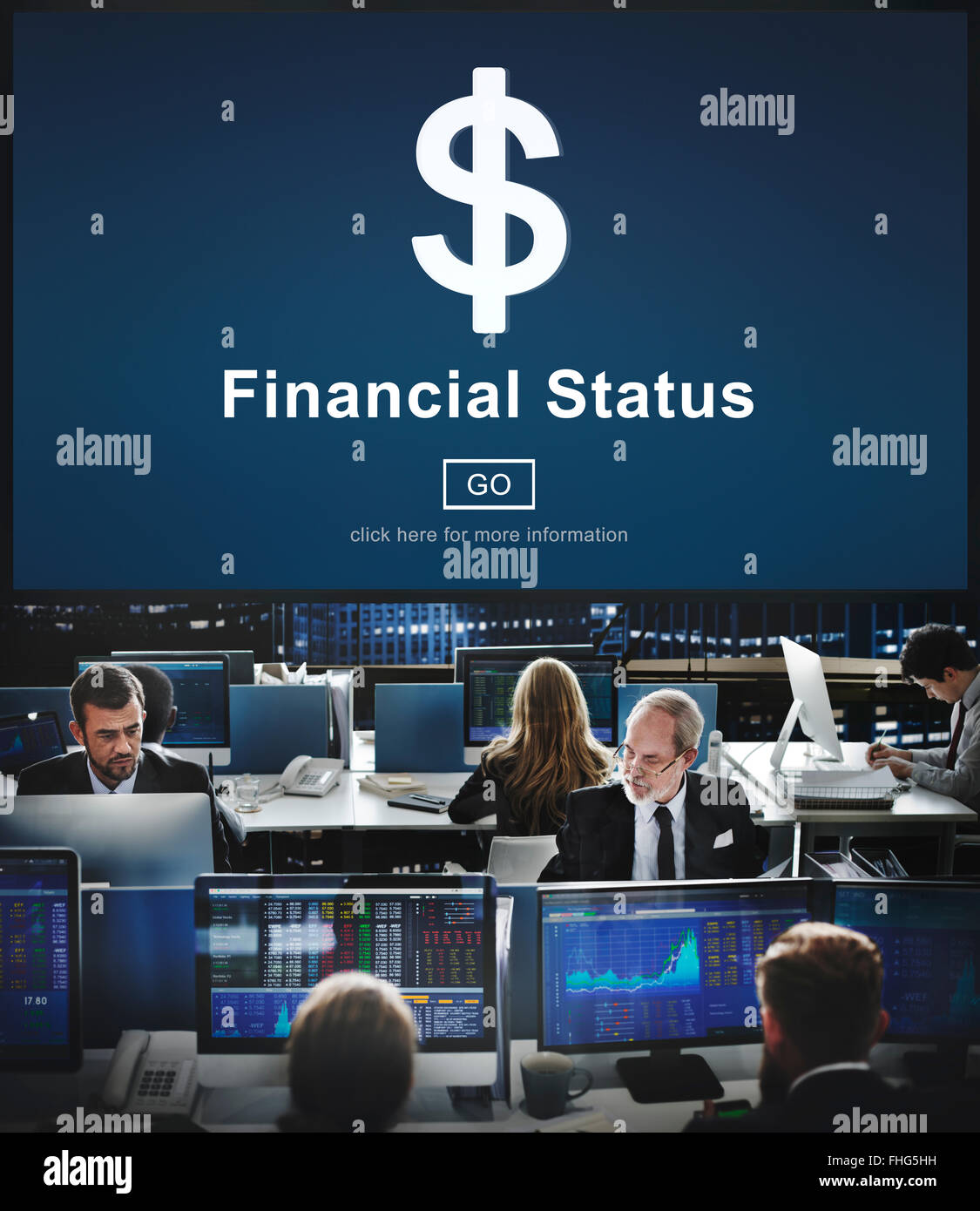 Financial Status Money Cash Dollar Sign Concept Stock Photo - Alamy