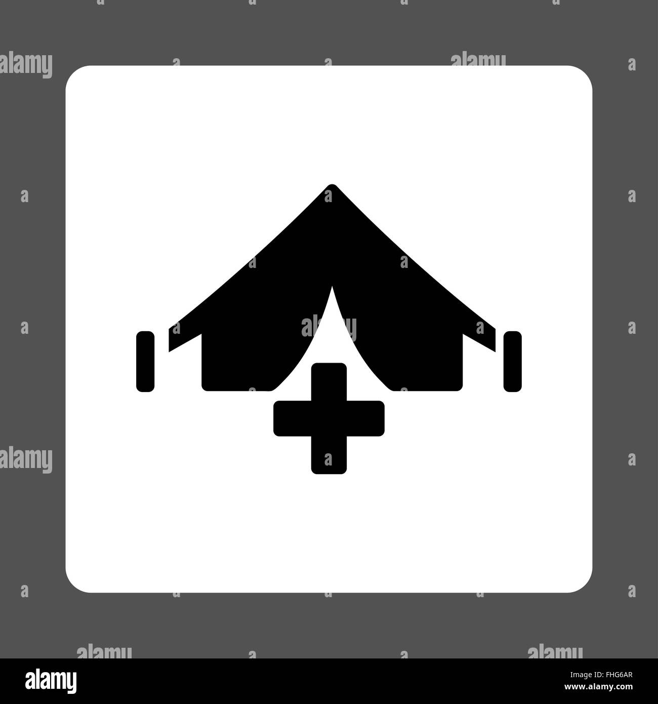 Field Hospital Flat Button Stock Photo - Alamy