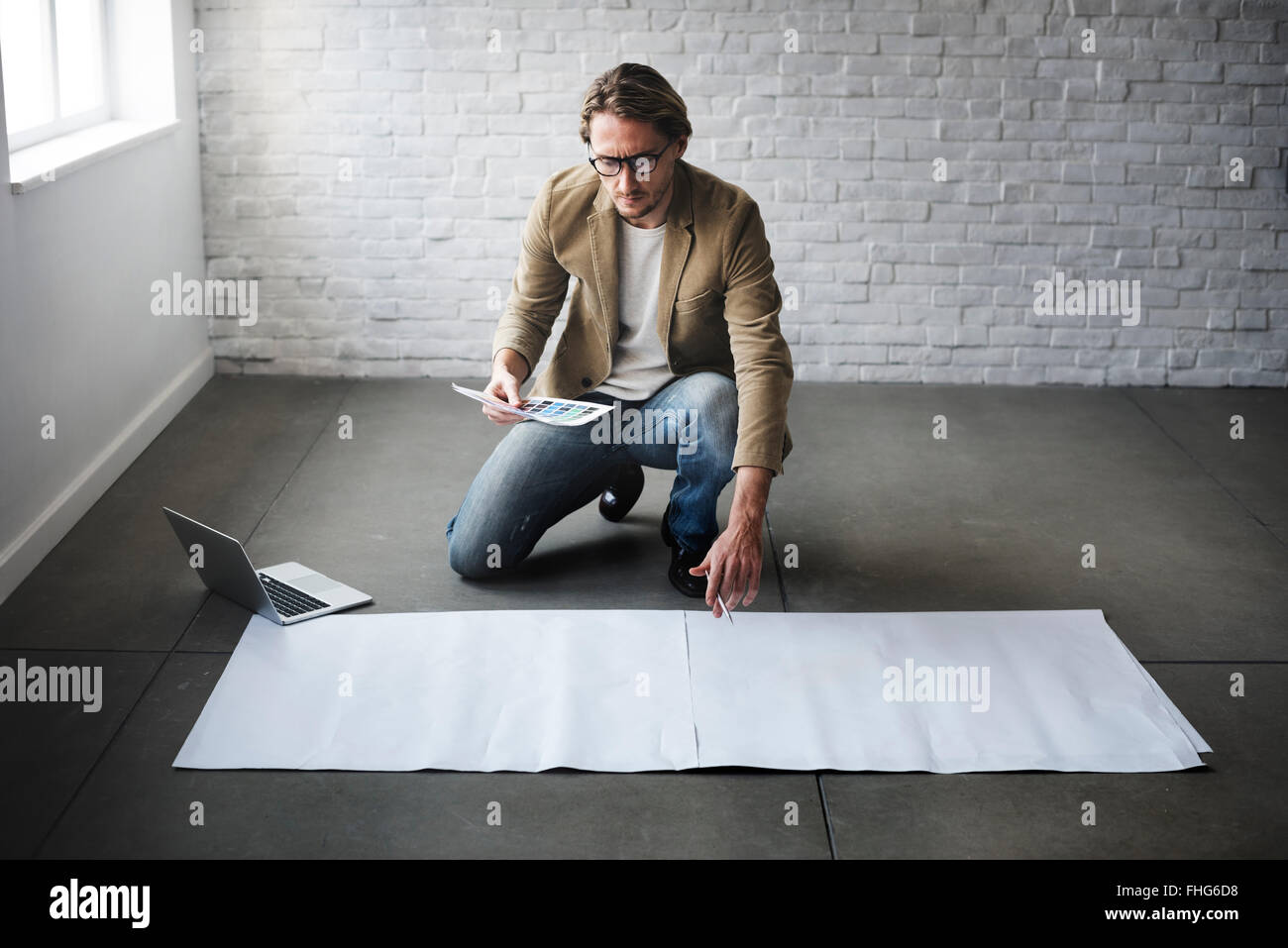 Designer Thinking Ideas Creative Layout Concept Stock Photo - Alamy