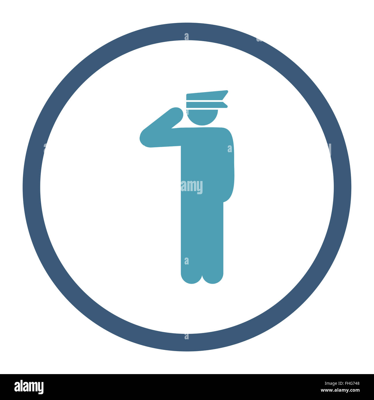 Police officer icon Stock Photo - Alamy