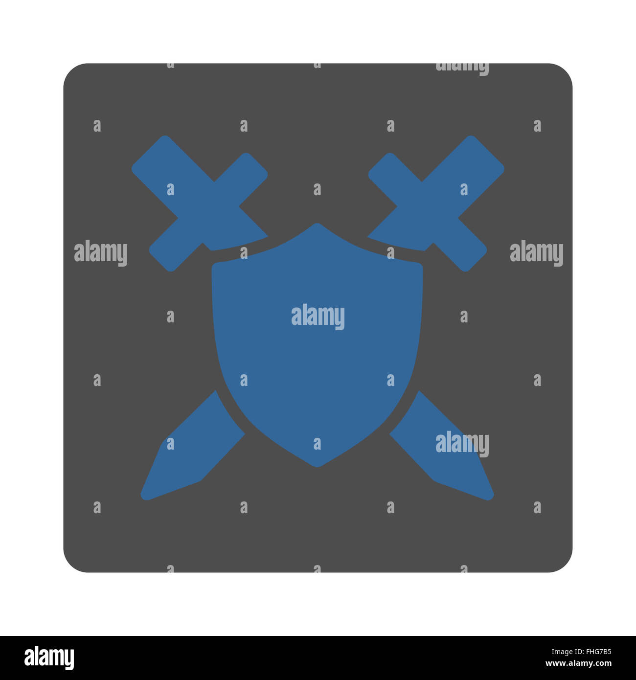 Guard Icon from Commerce Buttons OverColor Set Stock Photo - Alamy