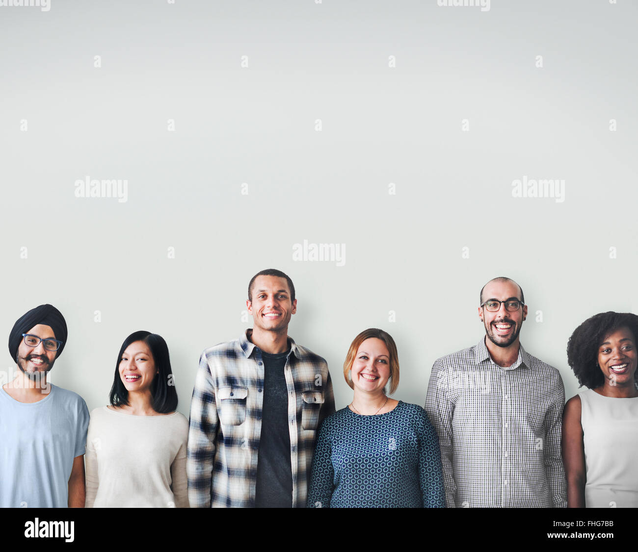 Diverse People Happiness Friendship Copy Space Concept Stock Photo - Alamy