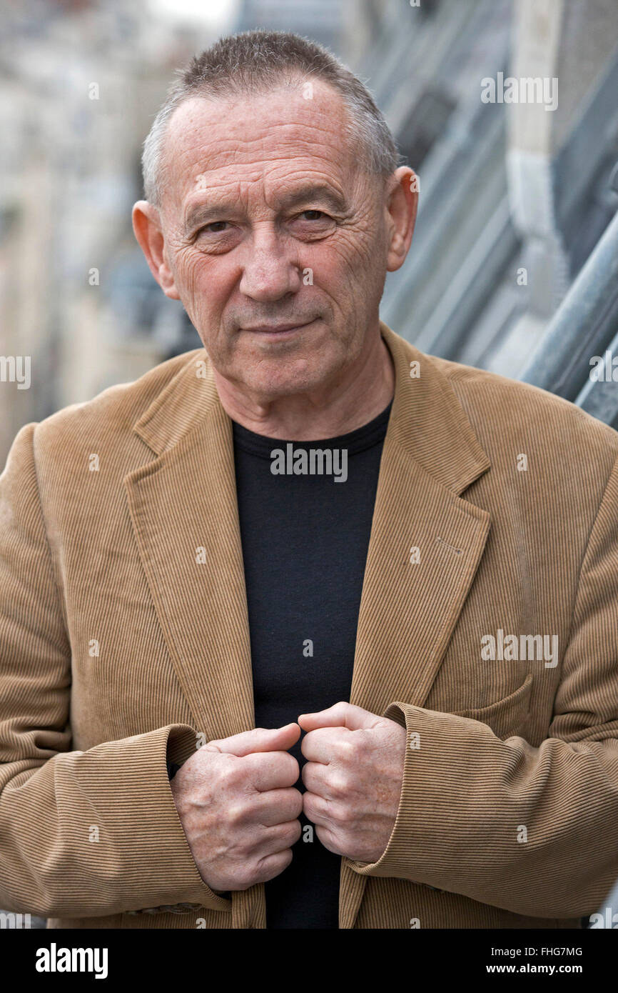 French philosopher Yves Michaud in his apartment, Paris Stock Photo - Alamy