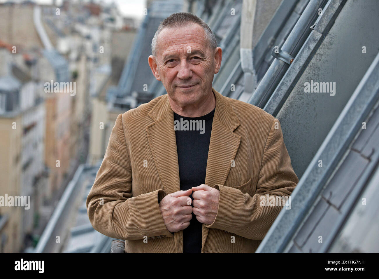 French philosopher Yves Michaud in his apartment, Paris Stock Photo - Alamy