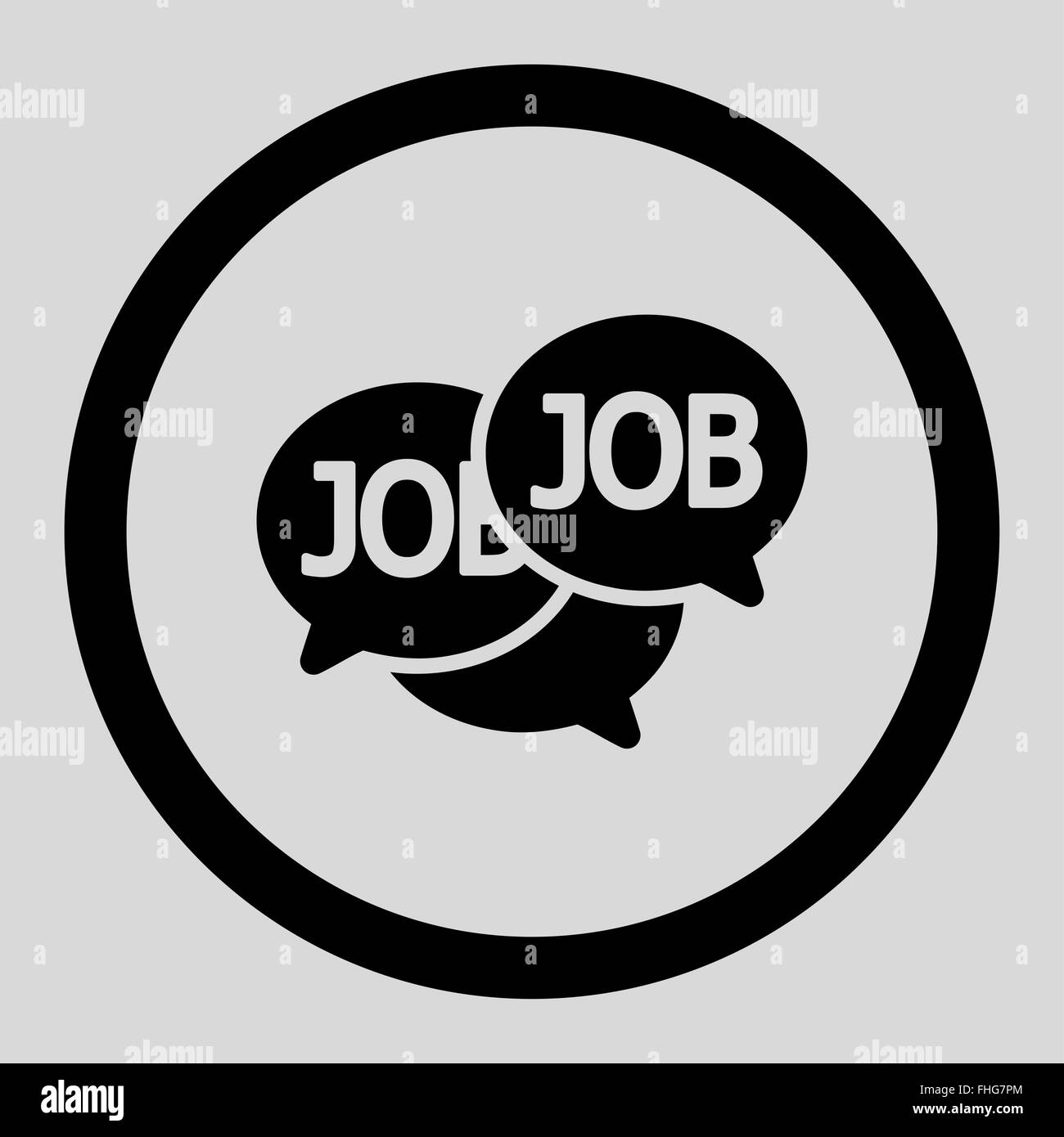 Labor Market icon Stock Photo - Alamy