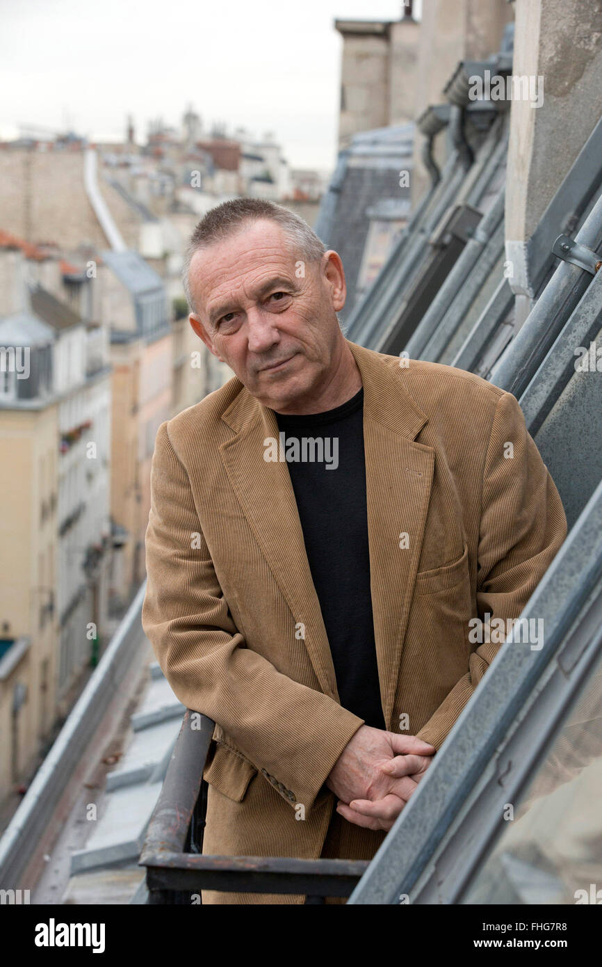 French philosopher Yves Michaud in his apartment, Paris Stock Photo - Alamy
