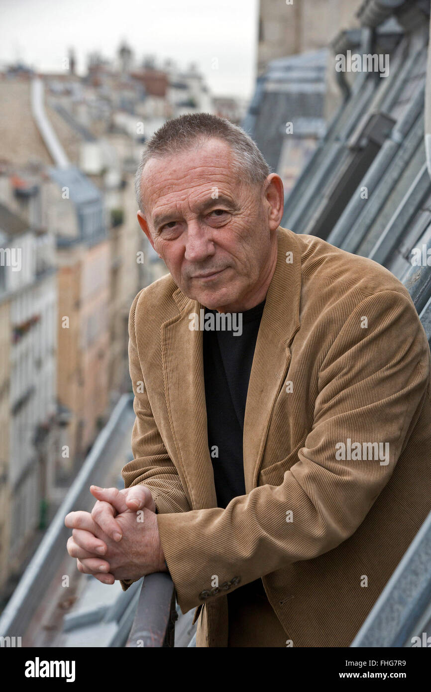 French philosopher Yves Michaud in his apartment, Paris Stock Photo - Alamy