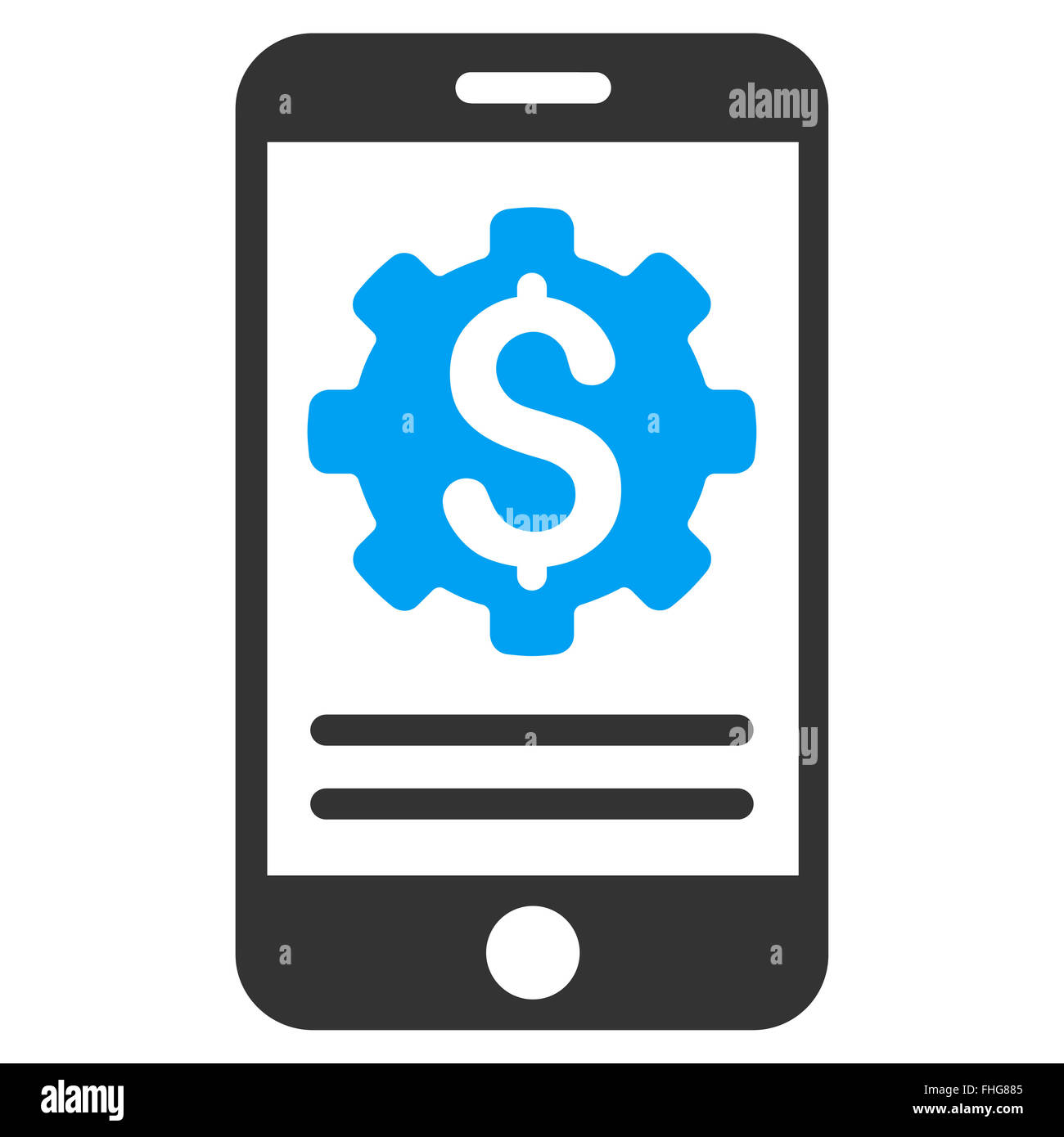 Mobile Bank Options Icon Stock Photo - Alamy