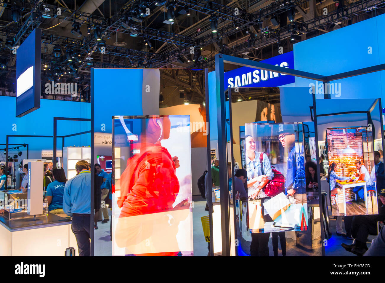 Samsung Booth Ces Show Held High Resolution Stock Photography and ...