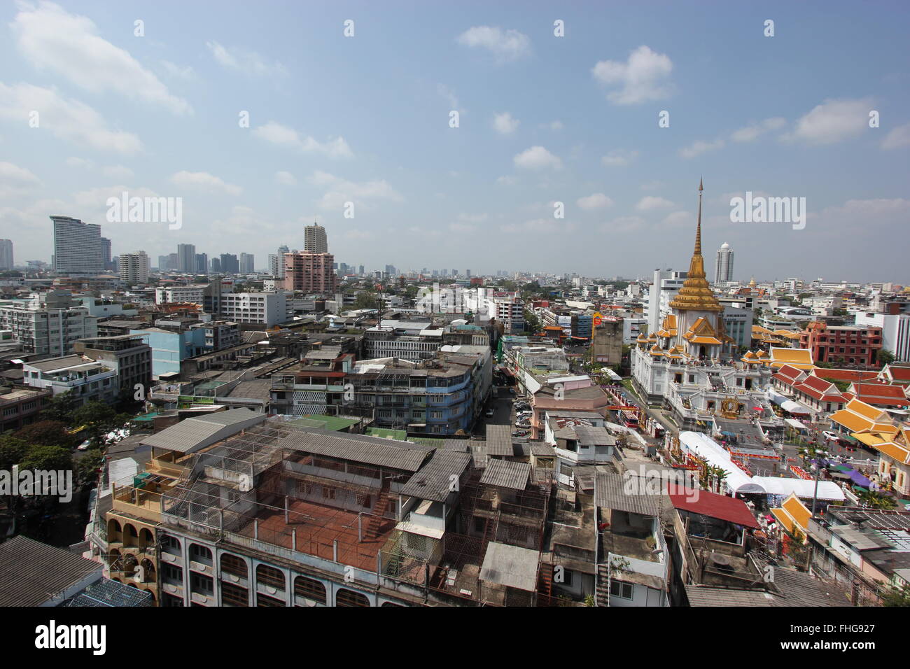 Skyline of China town, Bangkok, Thailand Stock Photo - Alamy