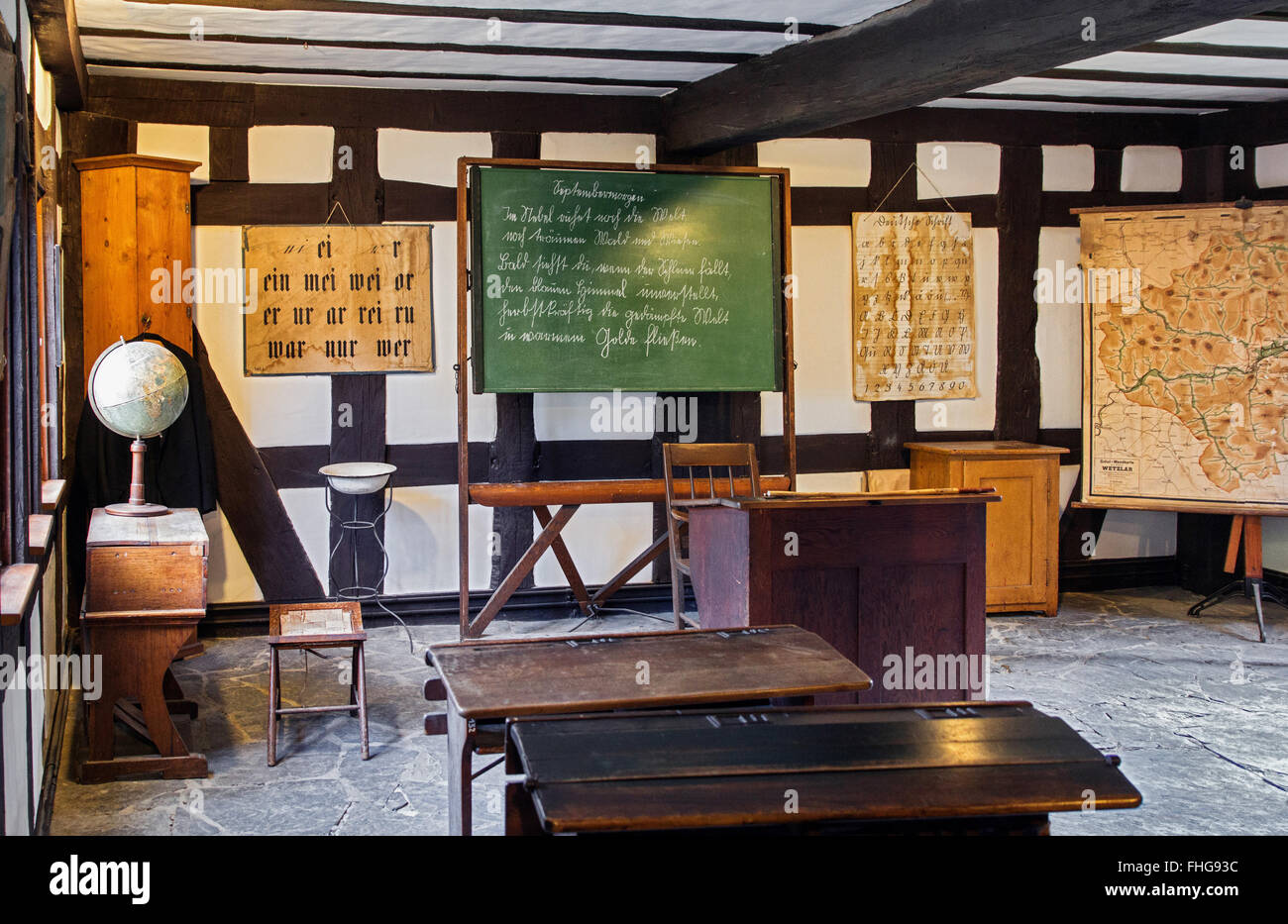 Historic german school class hi-res stock photography and images - Alamy