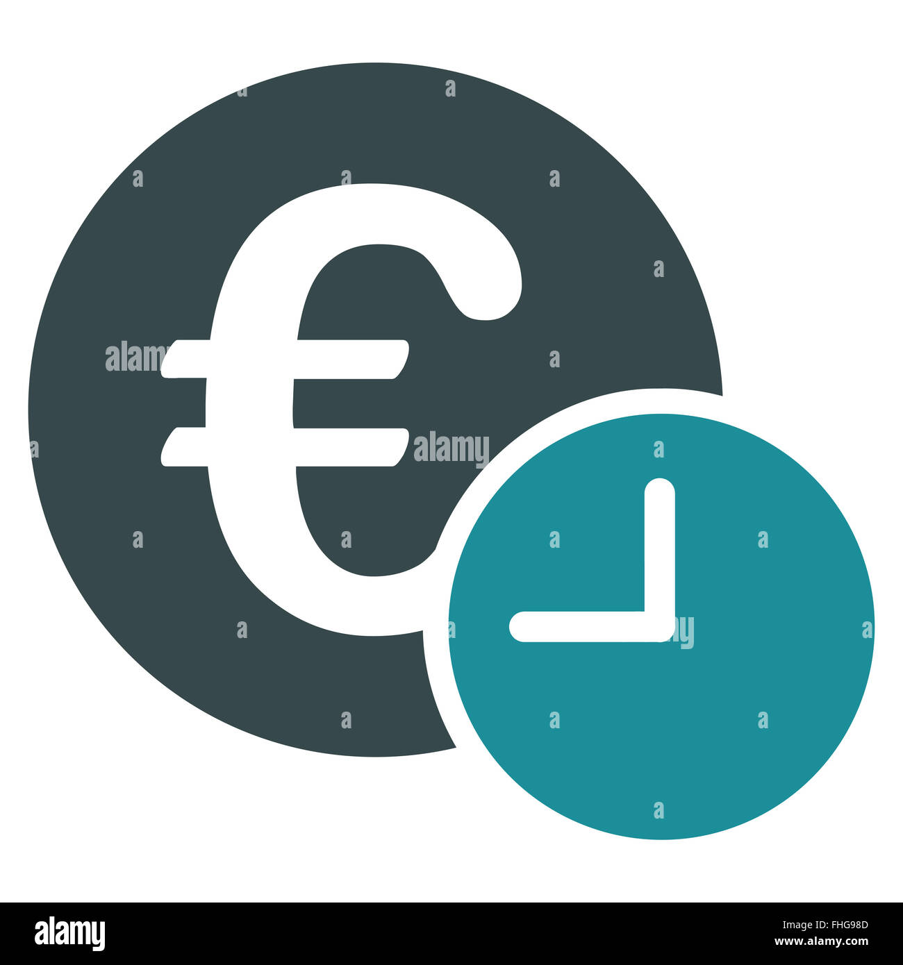 Euro credit icon Stock Photo - Alamy