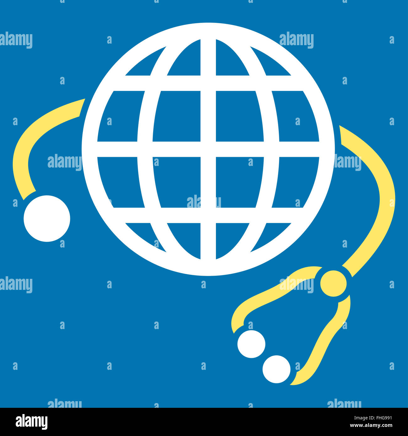 Yellow medicine vector map hi-res stock photography and images - Alamy