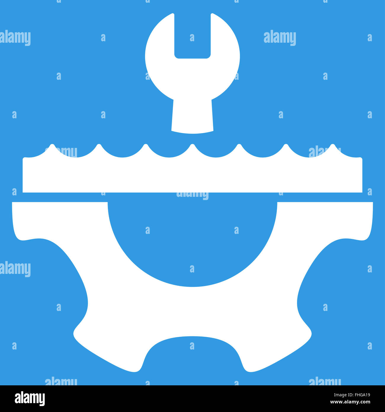 Water Service Icon Stock Photo - Alamy