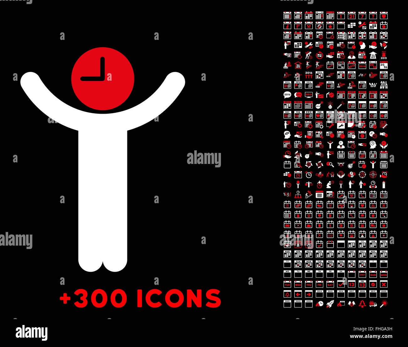 Time Boss Icon Stock Photo - Alamy