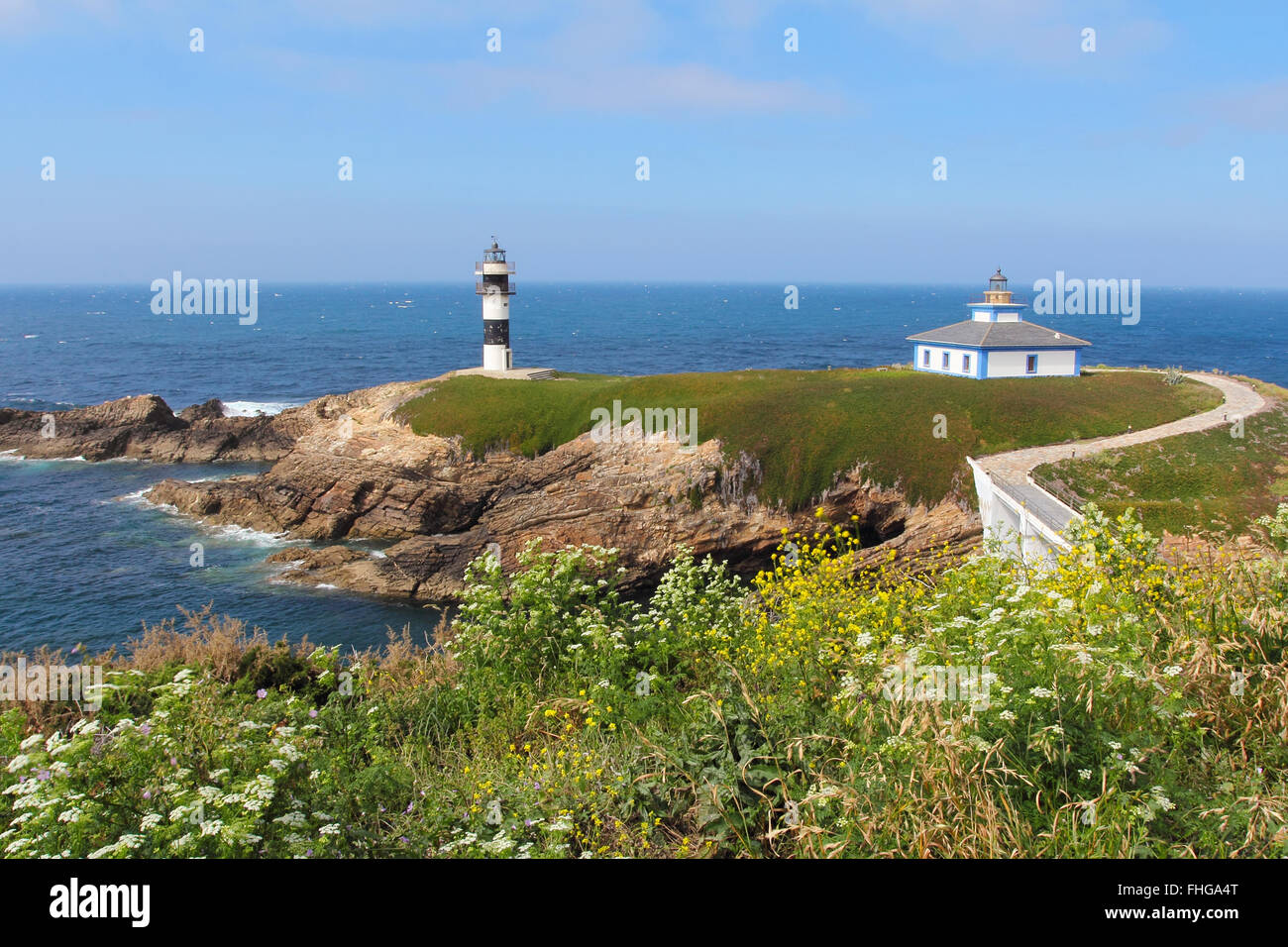 Illa Pancha Lighthouse High Resolution Stock Photography and Images - Alamy