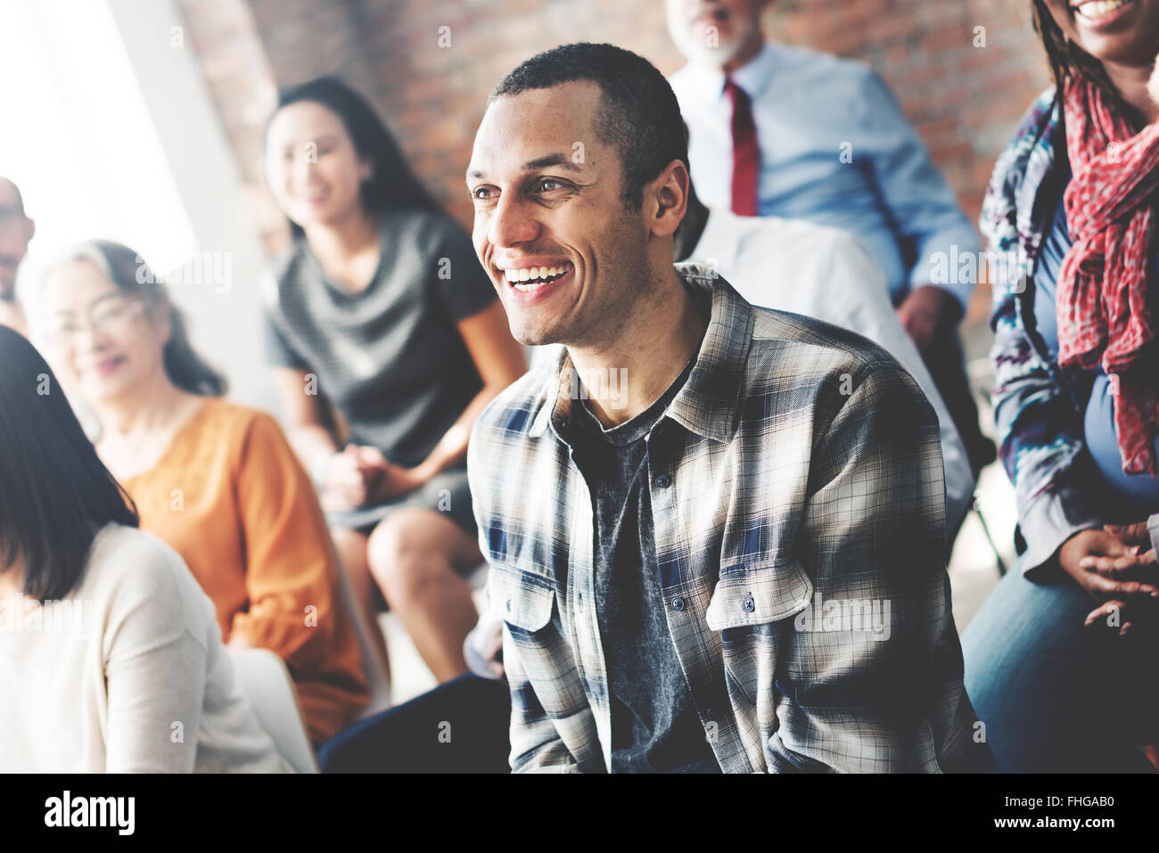 Corporate Seminar Conference Team Collaboration Concept Stock Photo - Alamy
