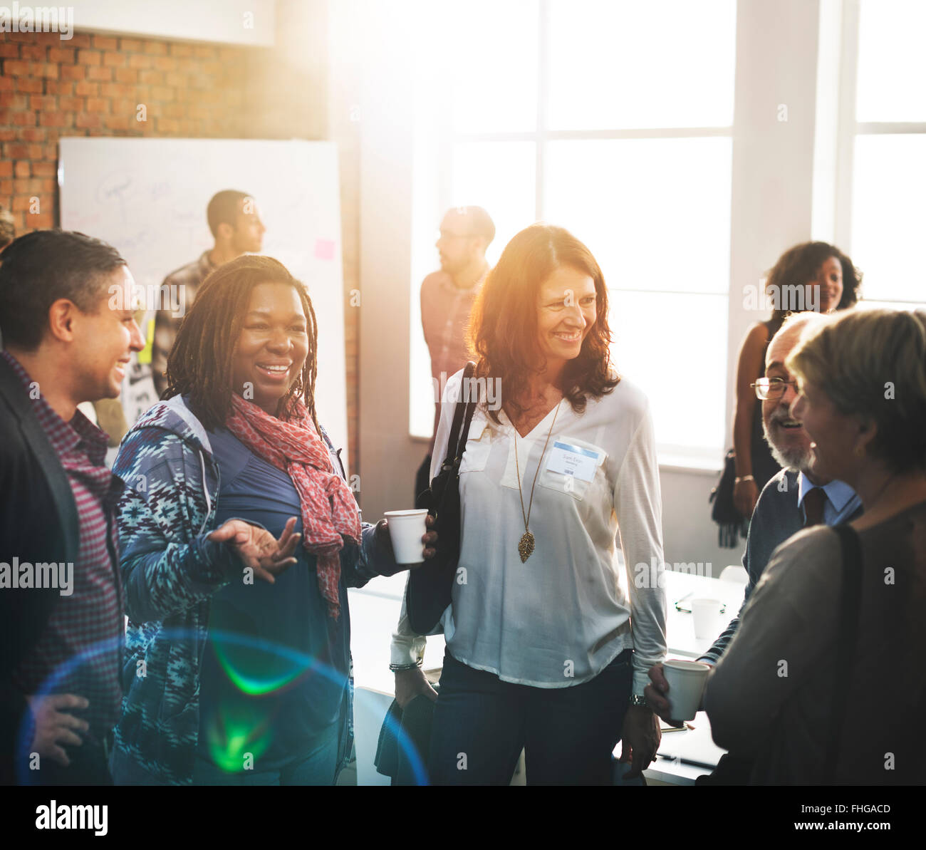 Business Team Meeting Working Talking Concept Stock Photo - Alamy