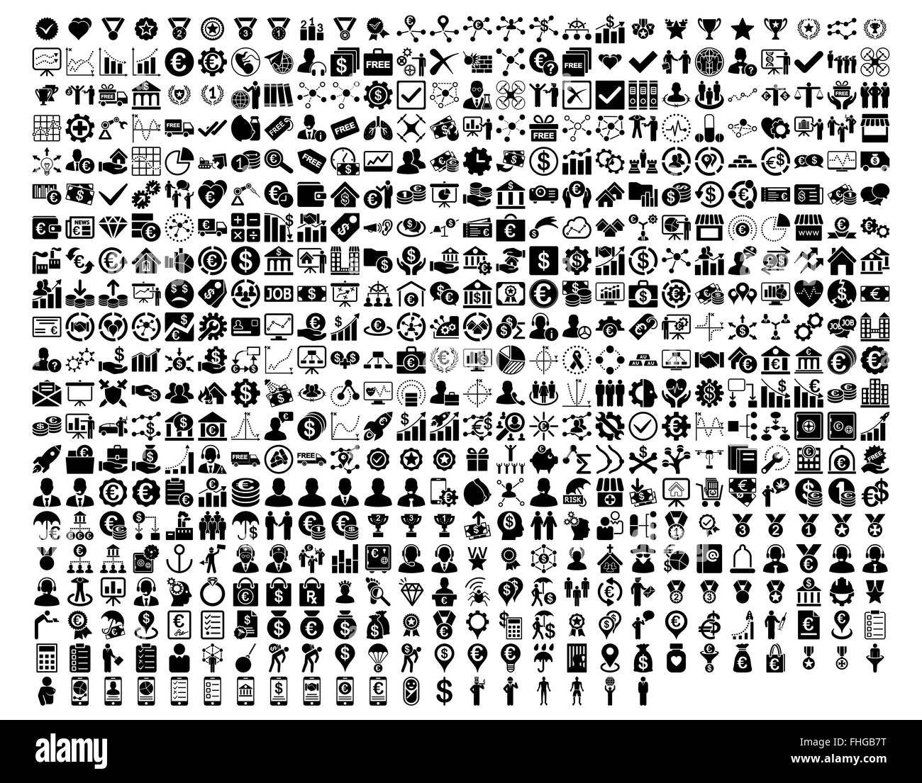 Application Toolbar Icons Stock Photo - Alamy