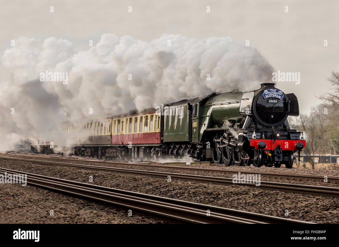 Flying scotsman train hi-res stock photography and images - Alamy