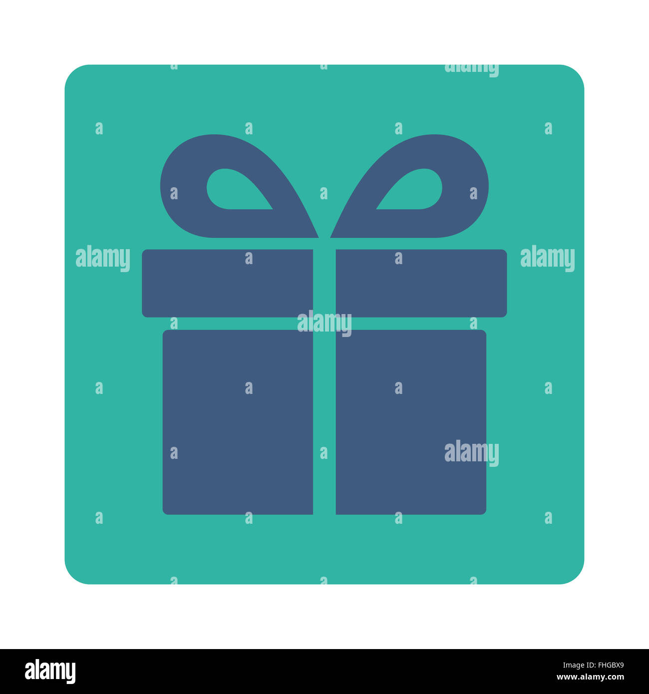 Present icon from Award Buttons OverColor Set Stock Photo - Alamy