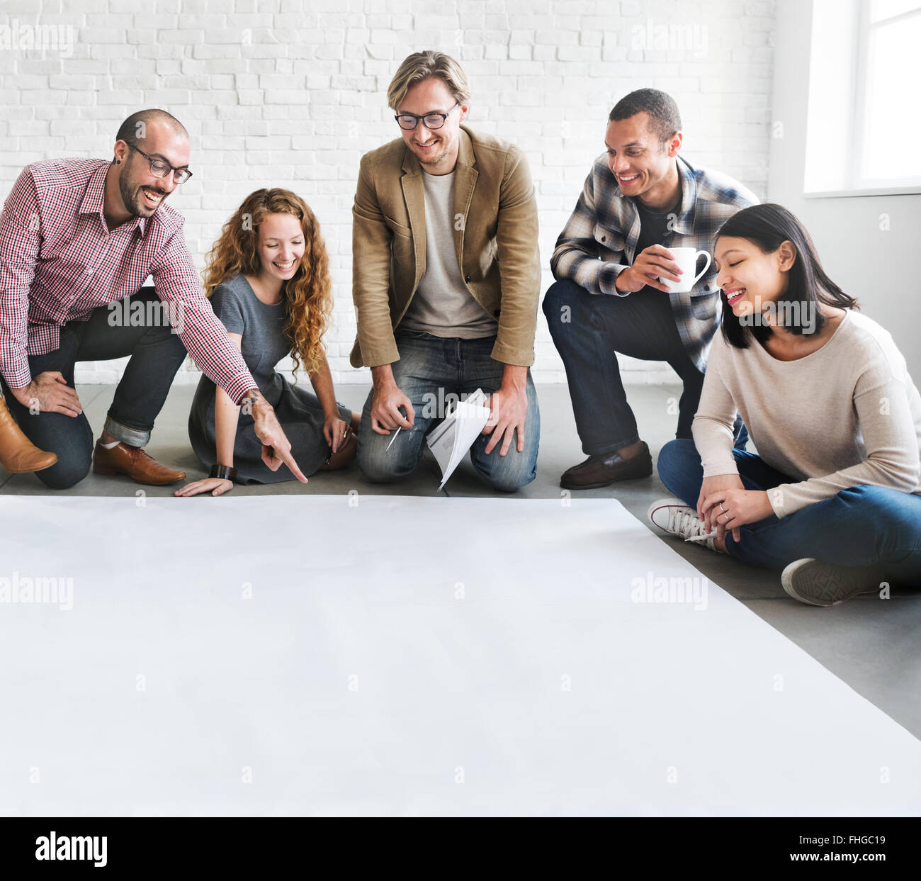 Architect DesignTeam Discussion Ideas Concept Stock Photo - Alamy